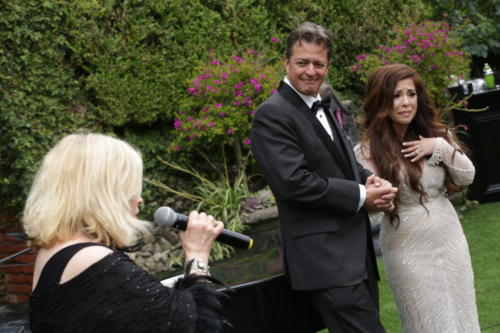 Brooke Lewis Marries Longtime Love Mark Bellas in a Classic Old ...