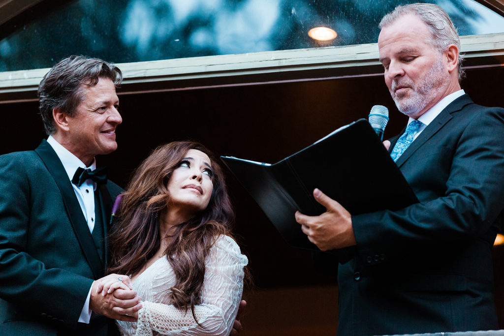 Brooke Lewis Marries Longtime Love Mark Bellas in a Classic Old ...